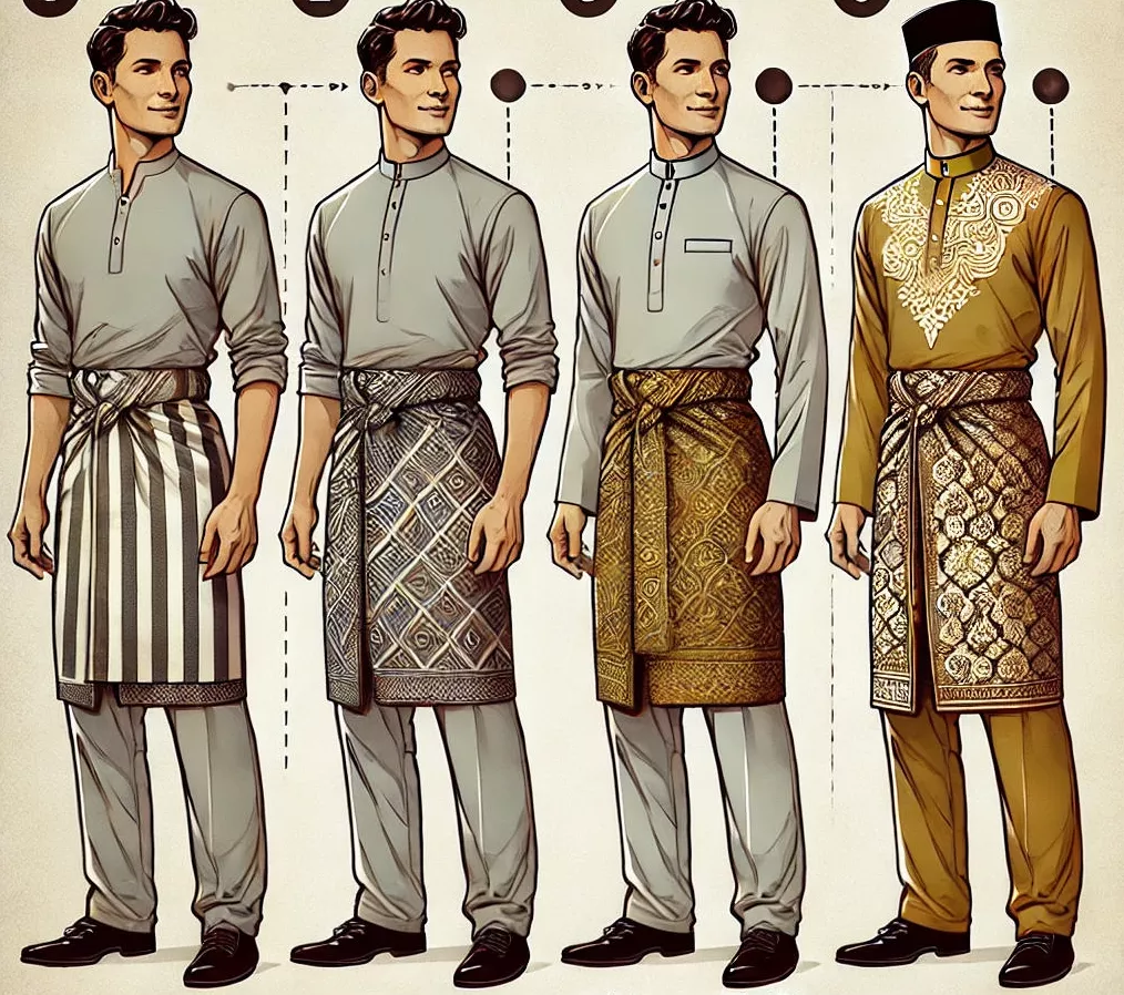Panduan Lengkap Cara Pakai Sampin - Portal Kahwin